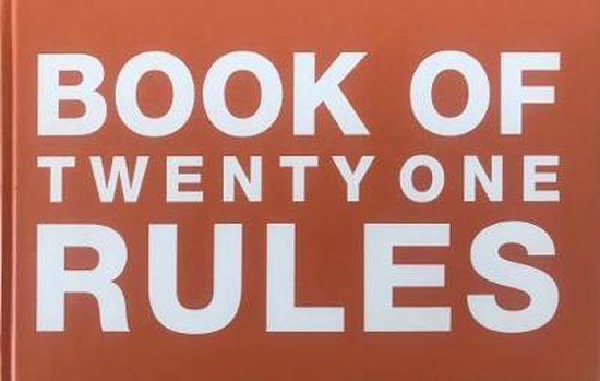 Book of Twenty One Rules | 9780992759841 | Boeken | bol.com