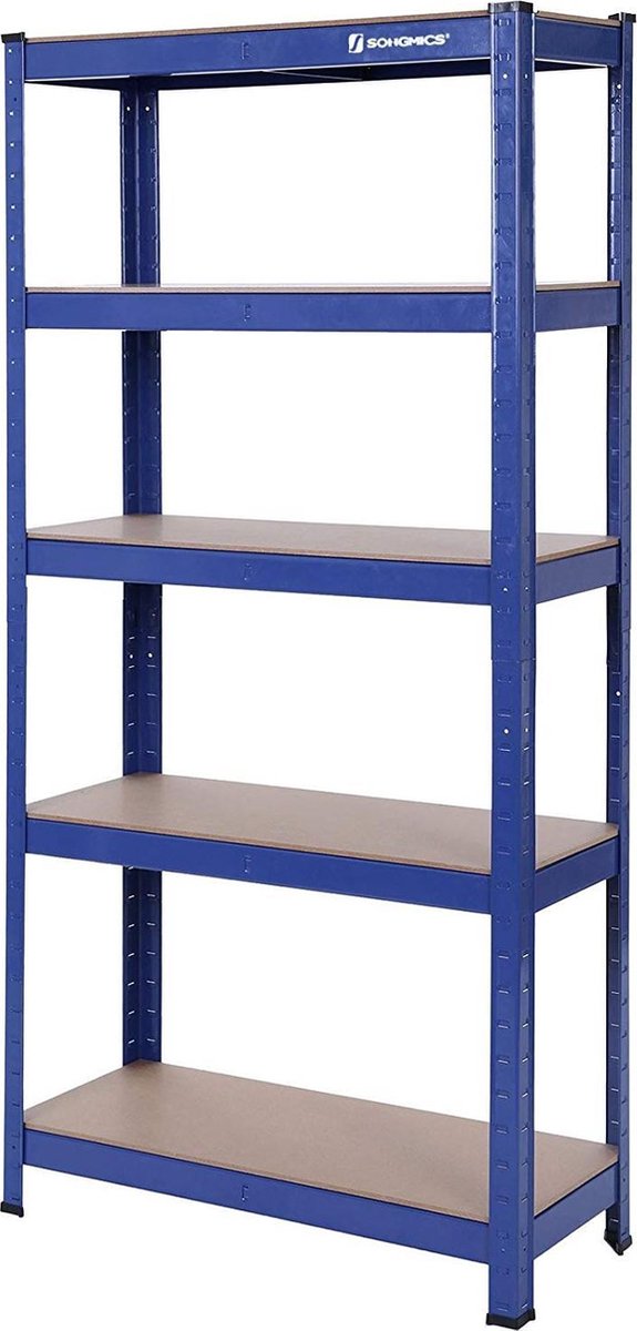 Plant&More - Opbergrek - Metaal - 5 laags - Blauw - 150x75x30 | bol.com