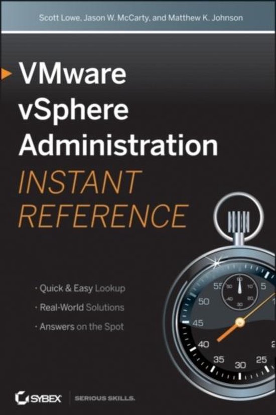 VMware vSphere 5 Administration Instant Reference | 9781118024430 | Christopher Kusek... | bol.com