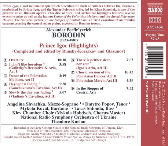 Prince Igor (Highlights), Koval | CD (album) | Muziek | bol.com