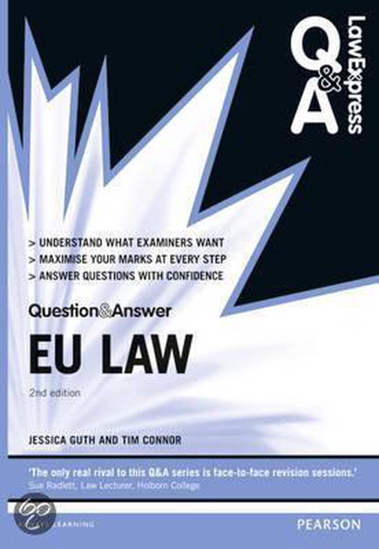 EU Law | 9780273784180 | Jessica Guth | Boeken | bol.com