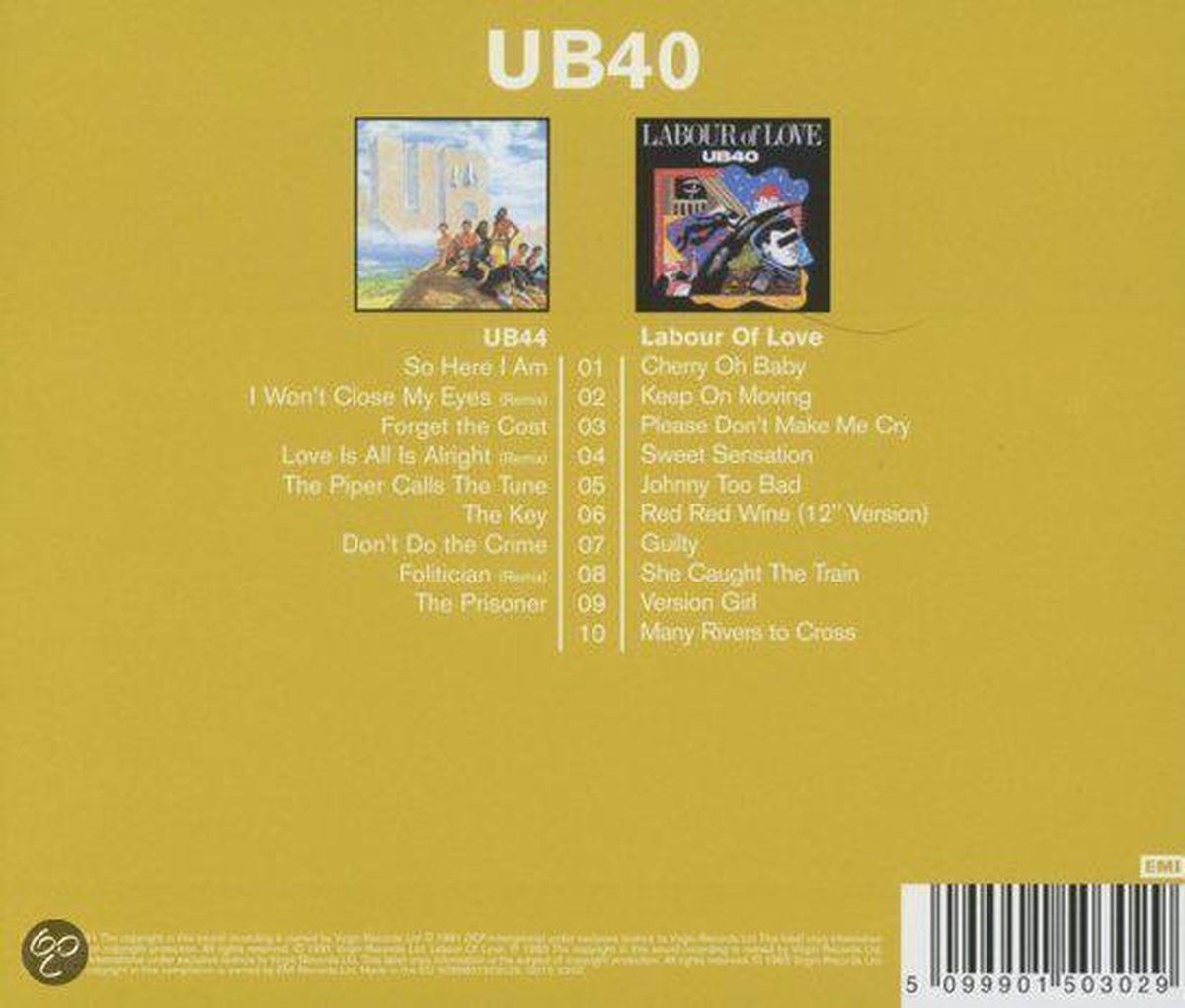 Classic Albums Ub44/Labour Of, UB40 | CD (album) | Muziek | bol.com