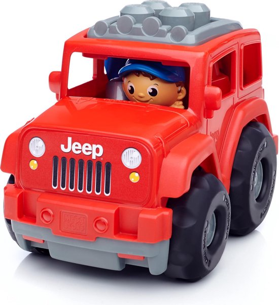 Mega Bloks First Builders Rode Jeep Wrangler - Kleine Terreinwagen ...