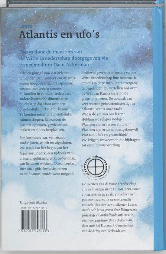 Atlantis En Ufo S, Daan Akkerman | 9789077247013 | Boeken | bol