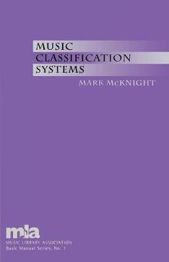 Music Classification Systems, Mark Mcknight | 9780810842632 | Boeken ...