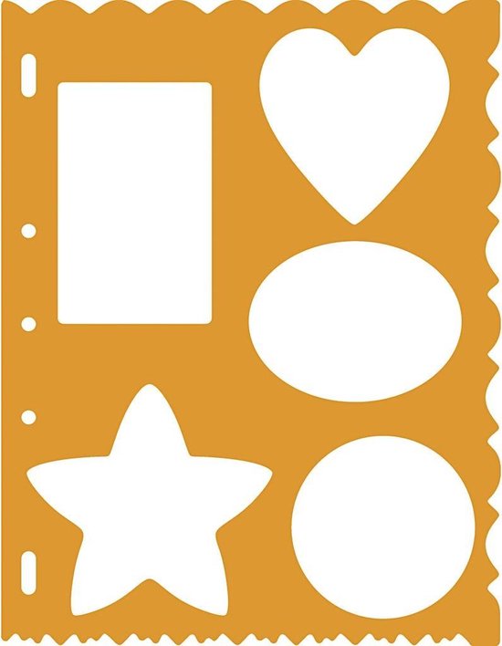 Gabarit de forme, feuille 21x28 cm, Formes, 1 pièce | bol.com