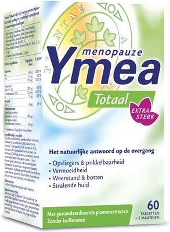 YMEA TOTAAL 60 tabletten dubbele werking - menopauze | bol