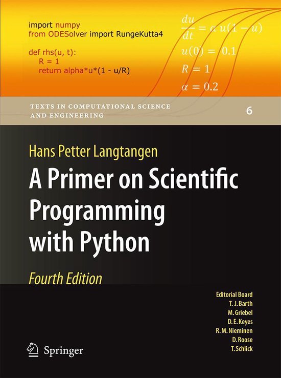 Texts in Computational Science and Engineering 6 - A Primer on Scientific Programming... | bol.com