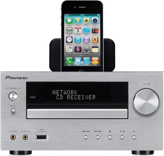 Pioneer XC-HM70-S Home audio micro system 100W Aluminium home audio set ...