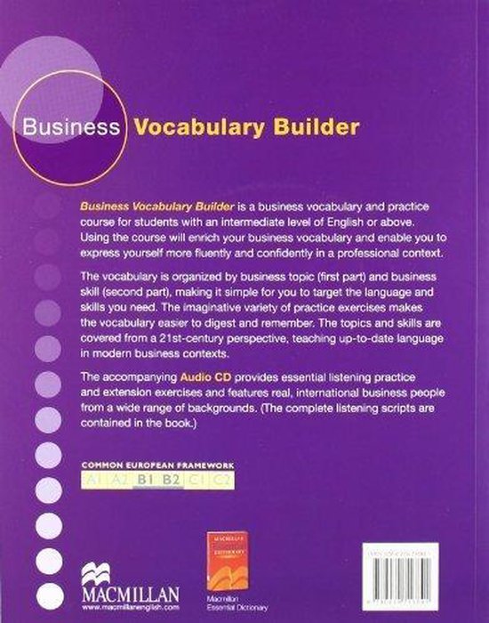 Business Vocabulary Builder | 9783190327225 | Jeremy Townend | Boeken | bol