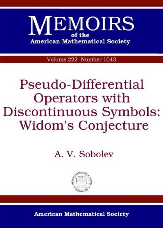Pseudo-Differential Operators with Discontinuous Symbols | 9780821884874 | A. V.... | bol.com