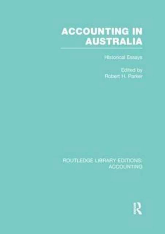 Accounting in Australia | 9781138965799 | Boeken | bol.com