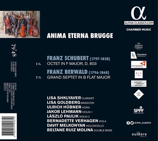 Anima Eterna Brugge - Chamber Music (CD), Anima Eterna Brügge | Muziek ...