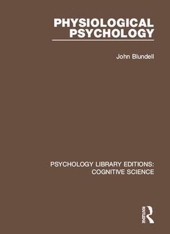 Psychology Library Editions: Cognitive Science - Physiological ...