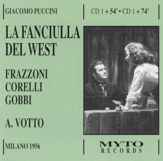 Puccini: La Fanciulla del West, Antonino Votto | CD (album) | Muziek | bol.com