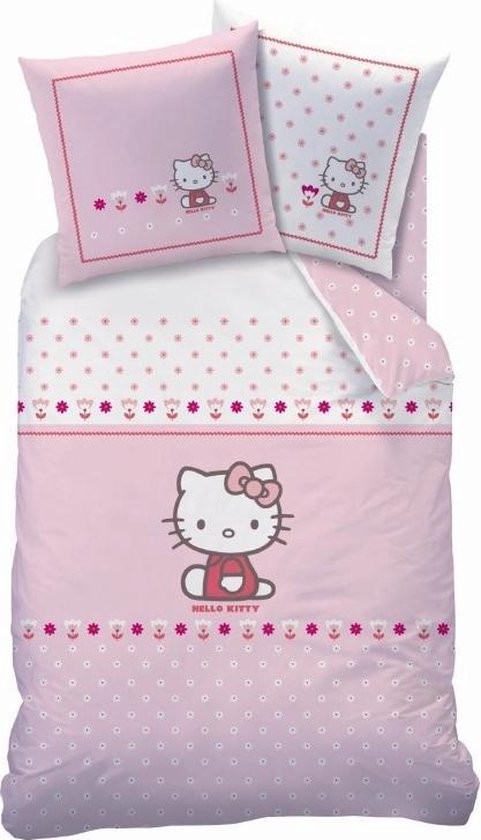 Hello Kitty Caroline - Dekbedovertrek - Eenpersoons - 140 x 200 cm ...