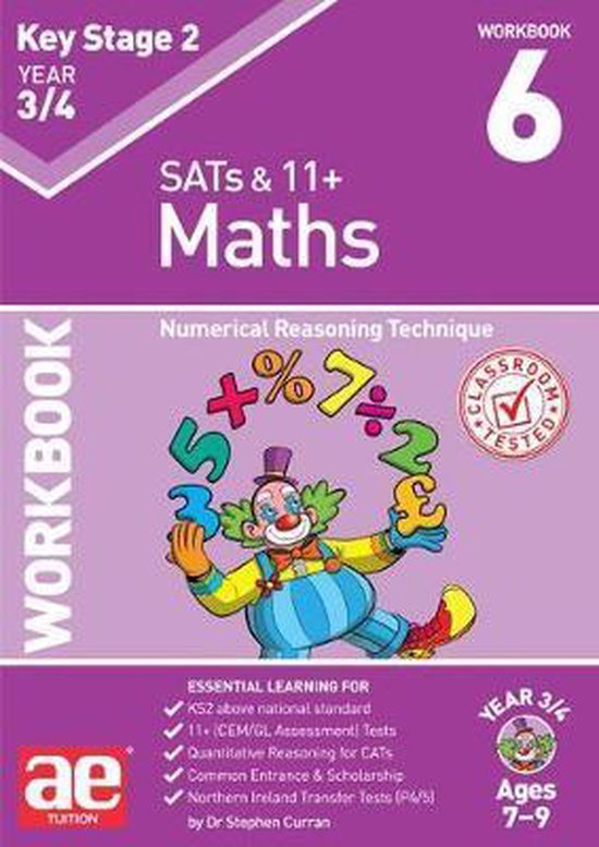 KS2 Maths Year 3/4 Workbook 6 | 9781911553267 | Stephen C. Curran ...