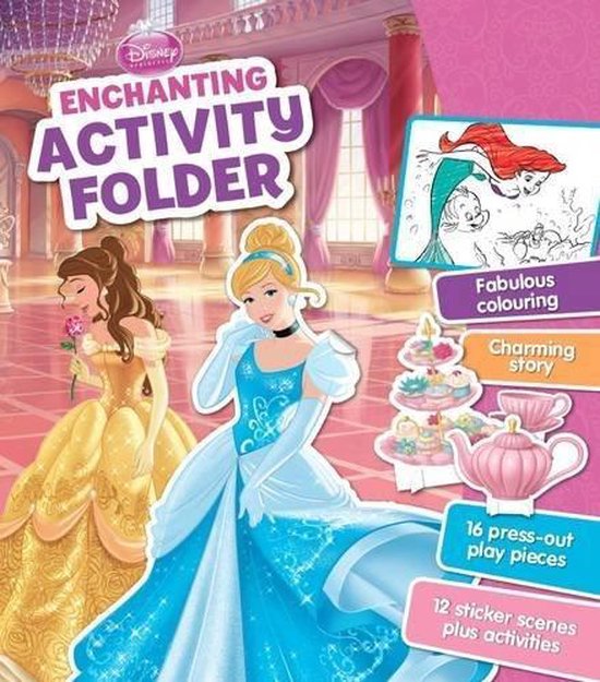 Disney Princess Enchanting Activity Folder | 9781472373205 | Boeken | bol
