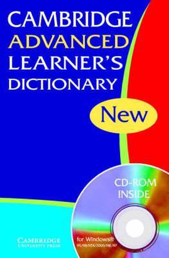 Cambridge Advanced Learner's Dictionary Pb With Cd-Rom, Cambridge ...
