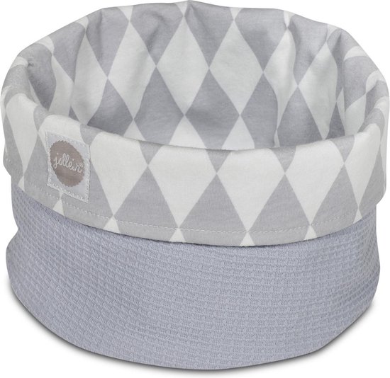 mandje Mini Waffle Grey Mandje Mini Waffle Grey | bol.com