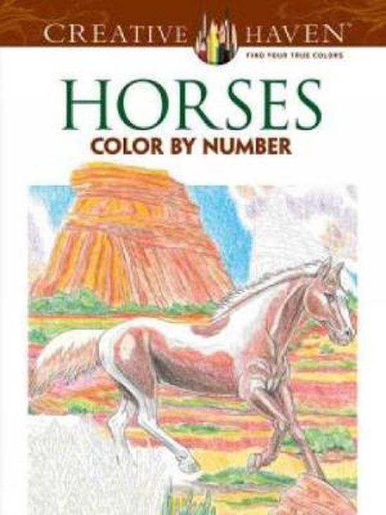 Horses Color by Number Coloring Book, George Toufexis | 9780486793849 ...