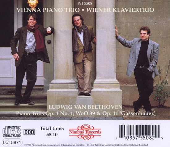 Beethoven: Piano Trios Op. 1 No1 & Op. 11, Vienna Piano Trio | CD (album) | Muziek | bol.com