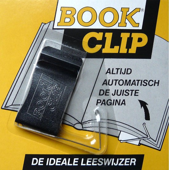 BookClip - handige slimme boekenlegger - blijft vanzelf op de juiste ...