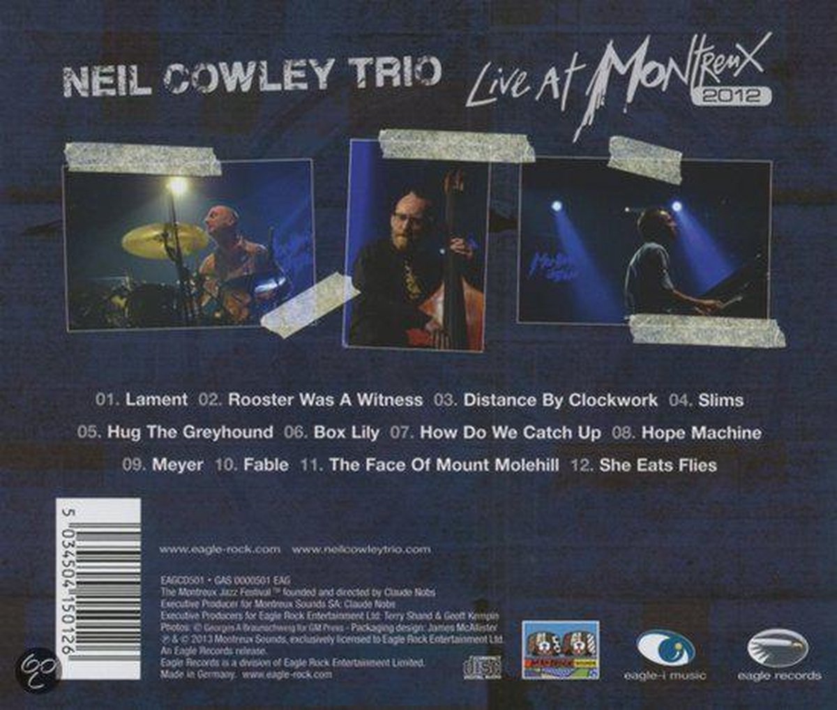 Live At Montreux 2012, Nick Cowley Trio | CD (album) | Muziek | bol.com