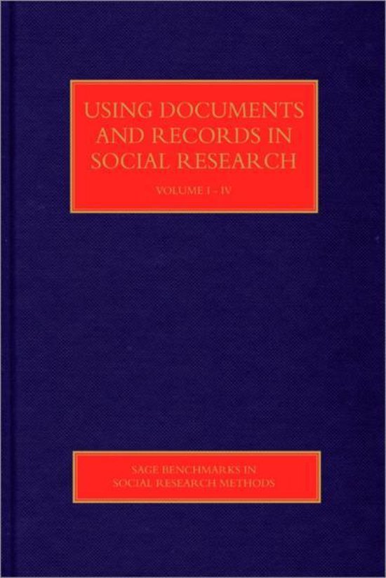 Using Documents and Records in Social Research | 9781849207331 ...