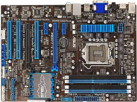 ASUS P8H77-V LE - Motherboard - ATX - LGA1155 Socket - H77 - USB 3.0 - Gigabit LAN -... | bol.com
