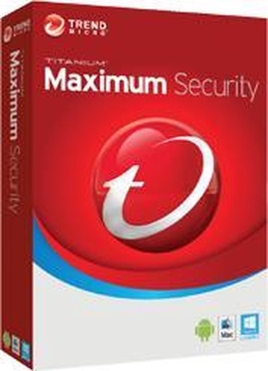 Trend Micro Maximum Security 3-PC 1 jaar | bol