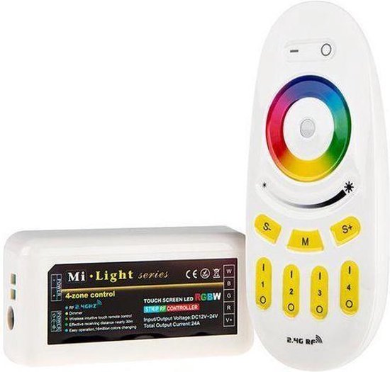 4-zone RGBW ledstrip touch RF controller AFSTANDSBEDIENING | bol