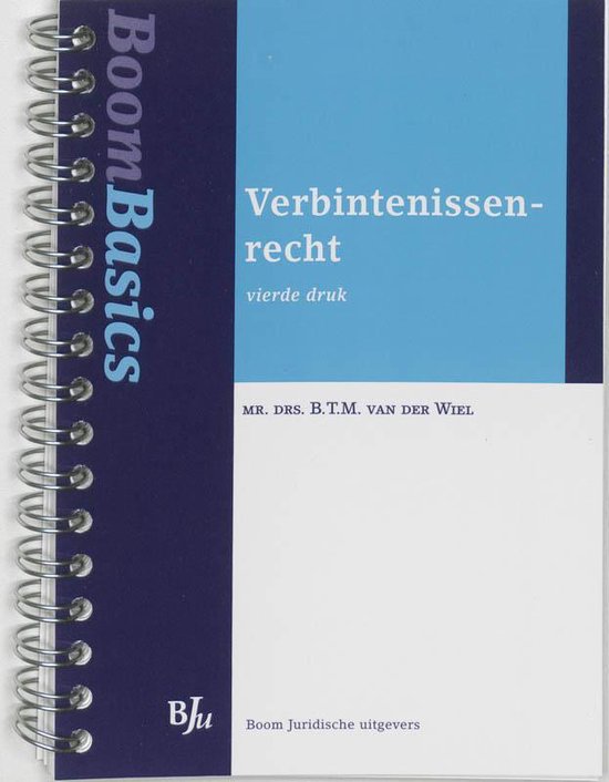 Boom Basics Verbintenissenrecht | 9789054546689 | Bart van der Wiel | Boeken | bol