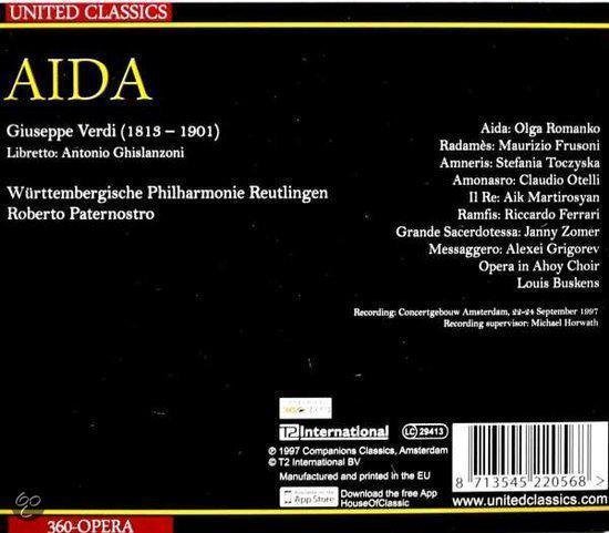 Verdi Aida 2-Cd (01-11), G. Verdi | Muziek | bol