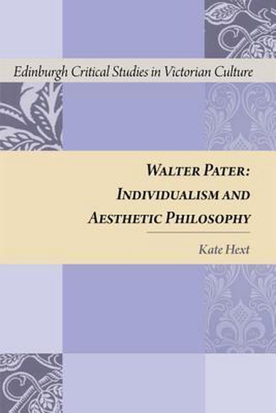 Walter Pater | 9780748646258 | Kate Hext | Boeken | bol.com