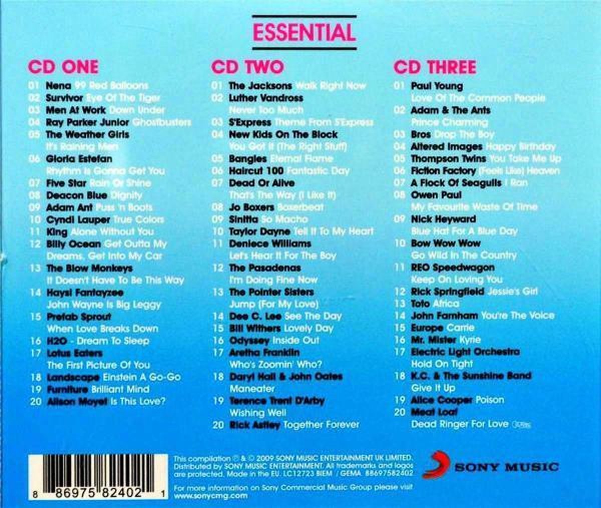 Essential 80's-classic Eighties, V/a | CD (album) | Muziek | bol.com