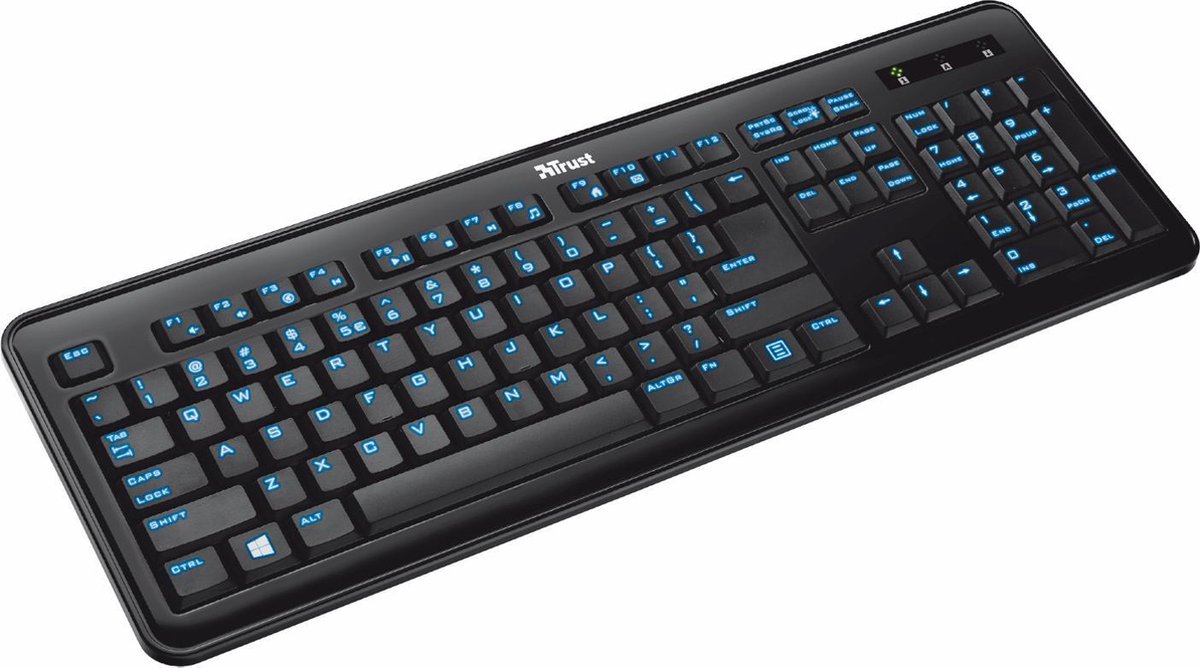 Trust Elight - LED Illuminated Toetsenbord - Azerty | bol.com