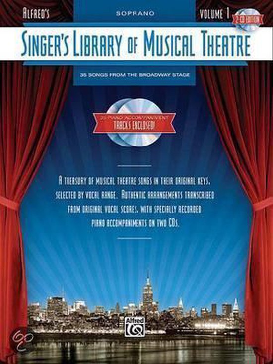 Singer's Library of Musical Theatre Vol. 1, 2 CDs Soprano, Alfred ...