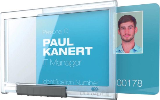 Badge durable 8922 pushbox mono 10 stuks | bol