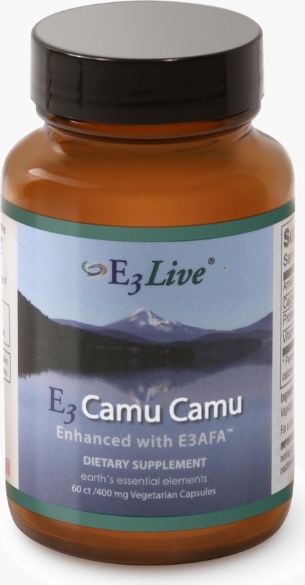E3Live / E3Camu Camu met E3AFA® Biologisch - 60 vcaps (400mg) | bol