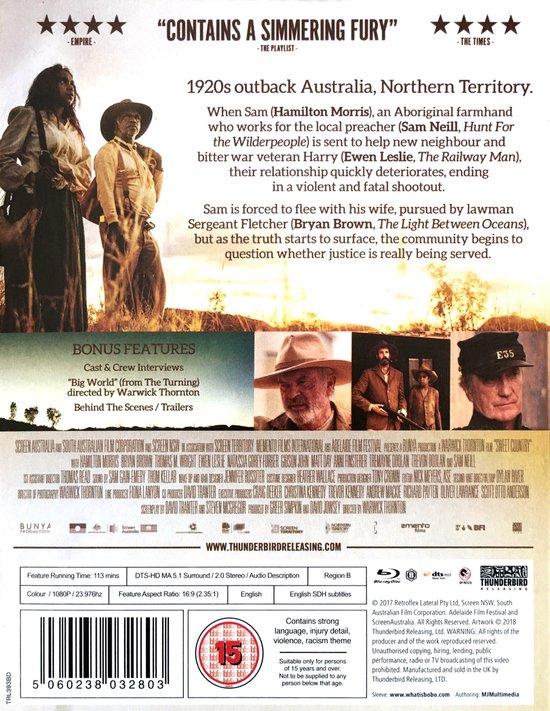 Sweet Country [Blu-ray] [2018] (Blu-ray) | Dvd's | bol