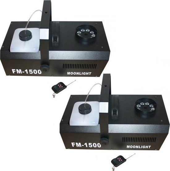 Fog jet 1500W RGB LED Voordeelset | bol