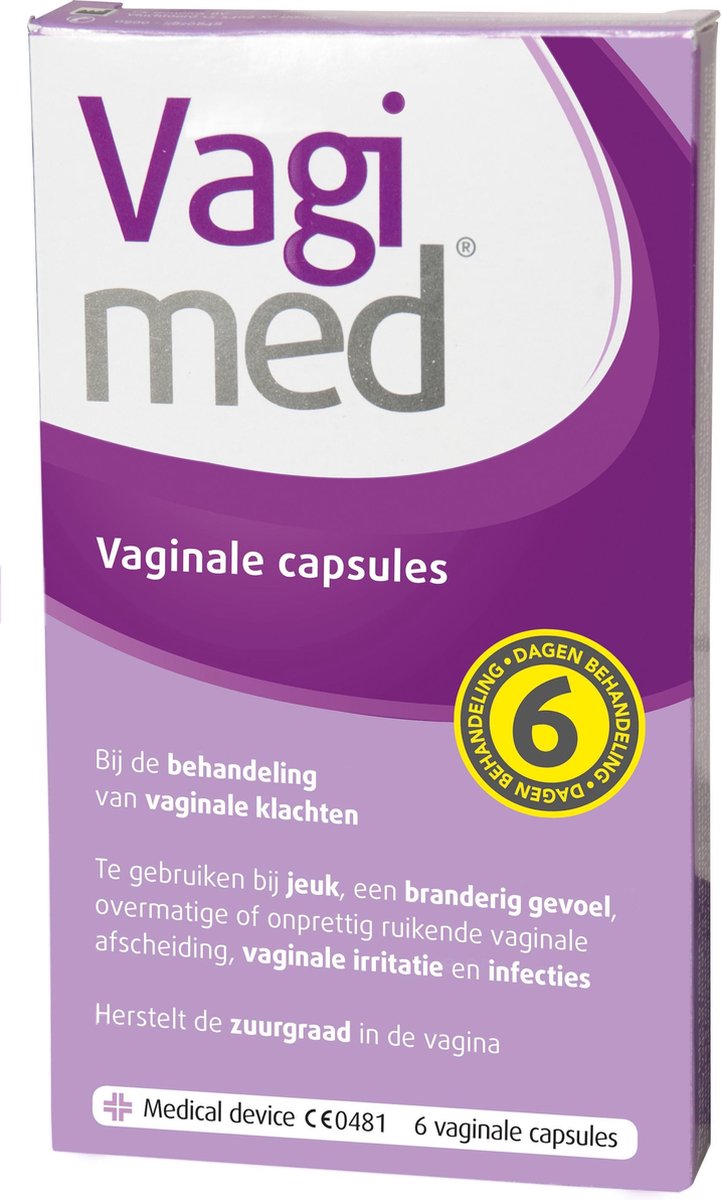 Vagimed® capsules - 6 capsules voor een zes daagse behandeling | bol.com