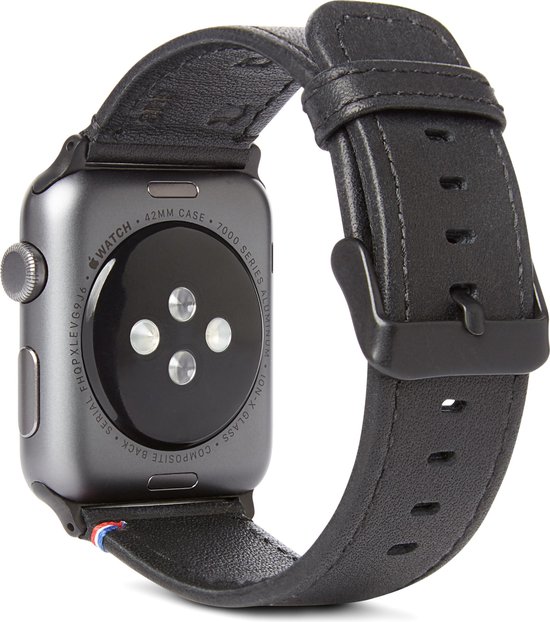 Decoded Leather Strap - Leren band voor APPLE watch series 4 (44mm) / 3 ...