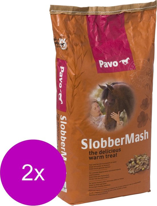 Pavo Slobber Mash - Paardenvoer - 2 x 15 kg | bol.com