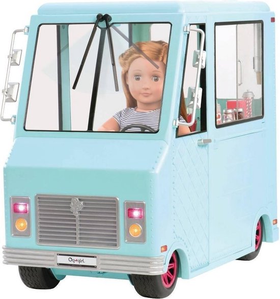 Our Generation Sweet Stop Ice Cream Truck Lichtblauw | bol.com