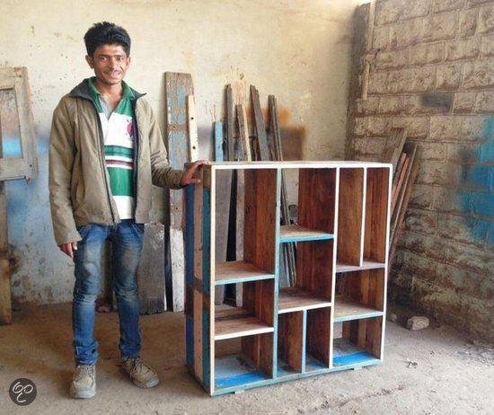 Otentic Design Wand- of plafonddecoratie Letterbak XL - Sloophout | bol