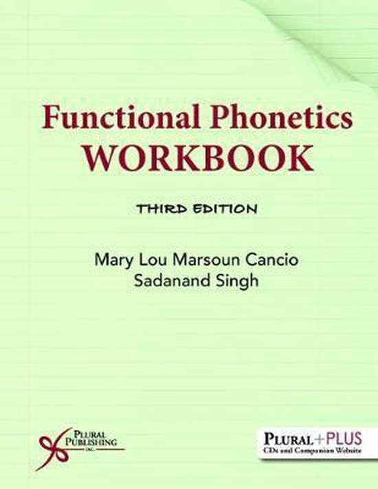 Functional Phonetics Workbook | 9781635500059 | Mary Lou Marsoun Cancio ...