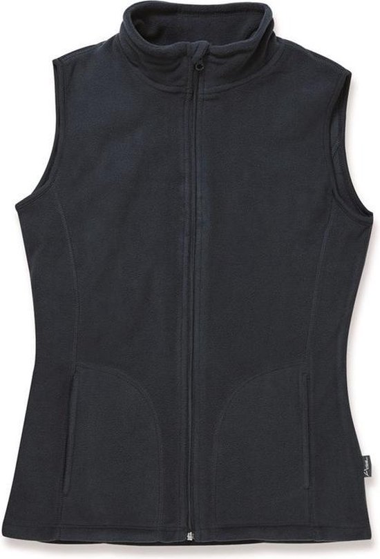 Fleece bodywarmer zwart voor dames S (36) | bol.com