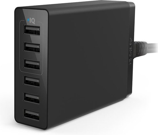Anker PowerPort 6 Lite EU Black Binnen Zwart | bol.com